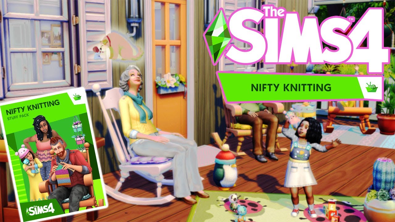 The Sims 4 Nifty Knitting Stuff Pack Trailer İnceleme - MiCat Game
