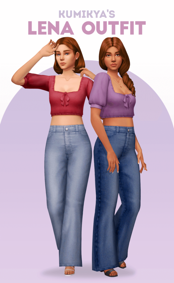 Sims 4 Lena Outfit - MiCat Game