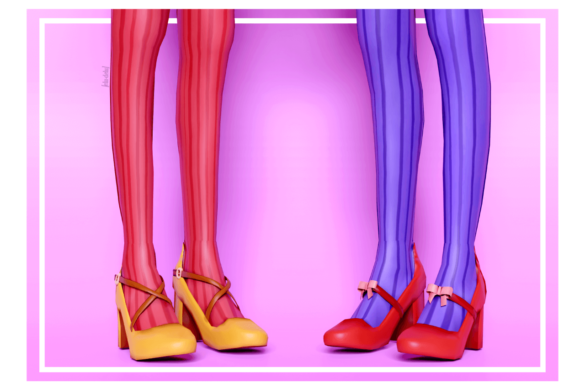 Sims 4 Shoes cc - Ballet Flats Collection - MiCat Game
