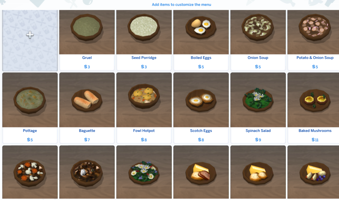 Sims 4 Olde Cookbook Kit - MiCat Game