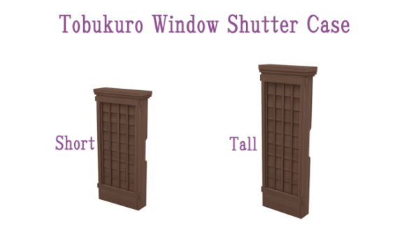 Sims 4 my neighbor totoro tobukuro window shutter case - MiCat Game