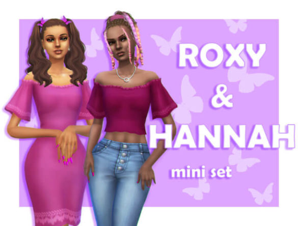 The Sims 4 roxy hannah set - MiCat Game