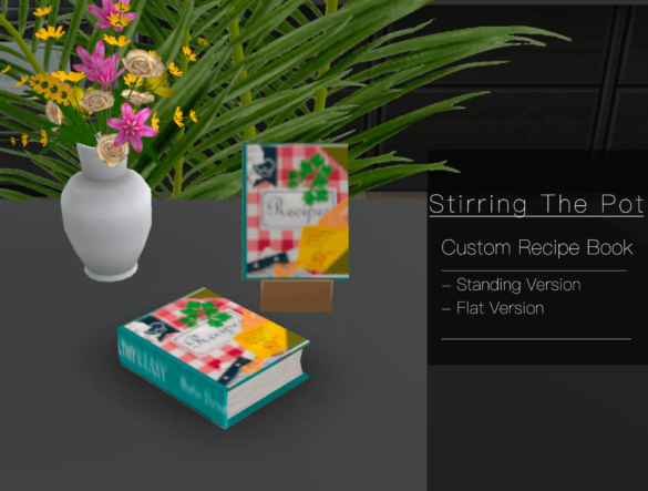The Sims 4 [Update] Stirring The Pot - Custom Recipe Book - MiCat Game