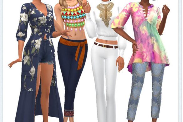 Sims 4 xldkx cc earthforms crop top - MiCat Game