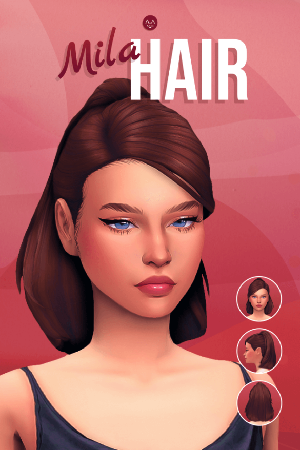 mila hair Base Game Compatible - MiCat Game