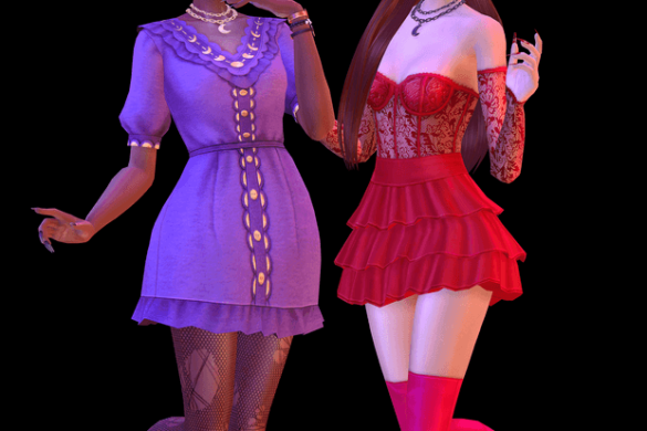 The Sims 4 Bluelish Gown at Rusty Nail - MiCat Game