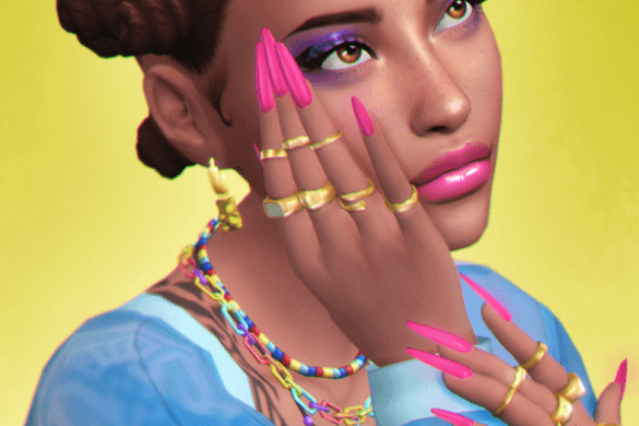 Sims 4 GCSAcc Logo Print Tights - MiCat Game