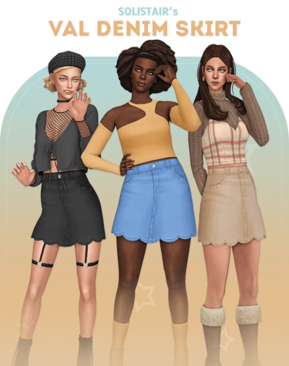 Val Denim Skirt - MiCat Game