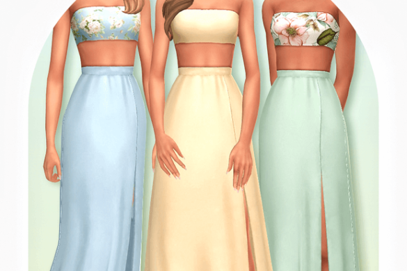 Sims 4 Maxis Match Dress Dior SET - MiCat Game