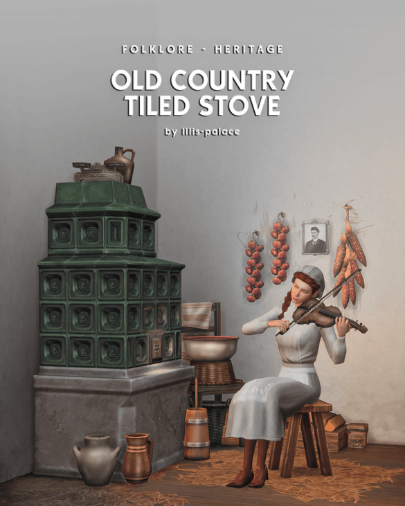 FOLKLORE | HERITAGE - Old Coutry Tiled Stove - MiCat Game