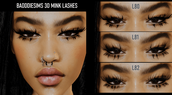 3D eyelashes ☆*:｡Part 5 by Miiko - MiCat Game