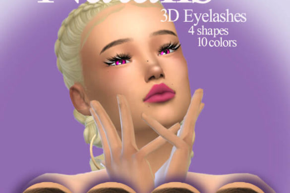 3D eyelashes ☆*:｡Part 5 by Miiko - MiCat Game