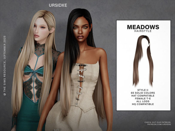 Meadows (Hairstyle) - Style D - MiCat Game